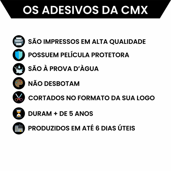 Adesivos Personalizados – CMX Graphics - Brasil