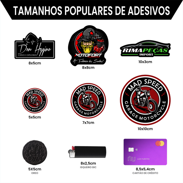 Adesivos Personalizados – CMX Graphics - Brasil